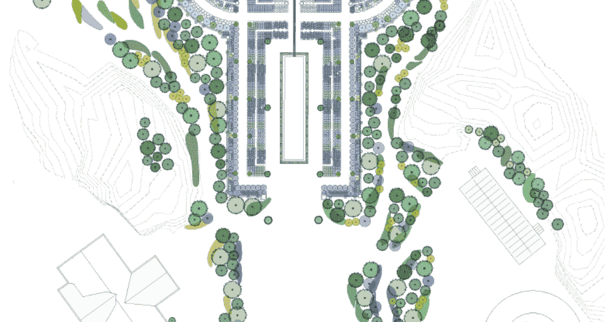 The Blue Garden | Planting Plan