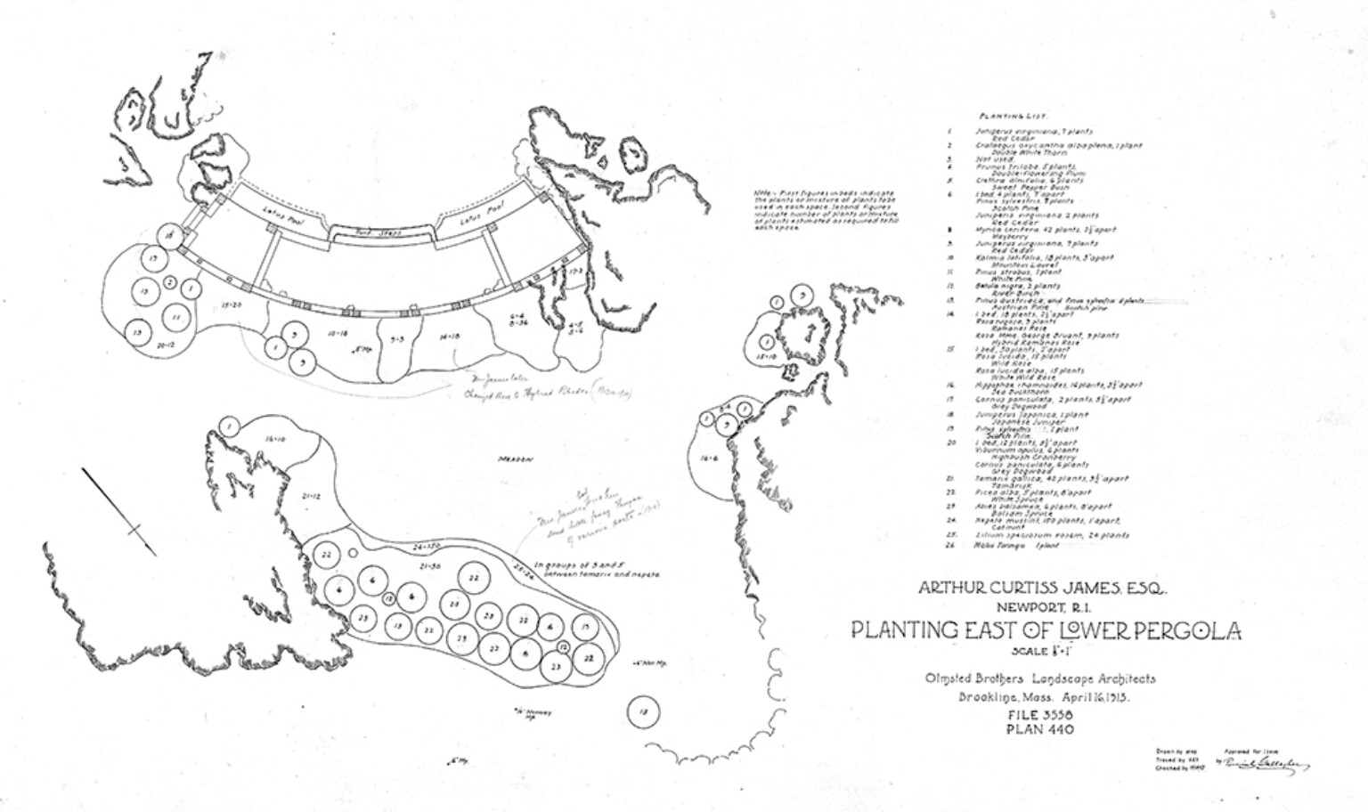 The Blue Garden | Historic Plans